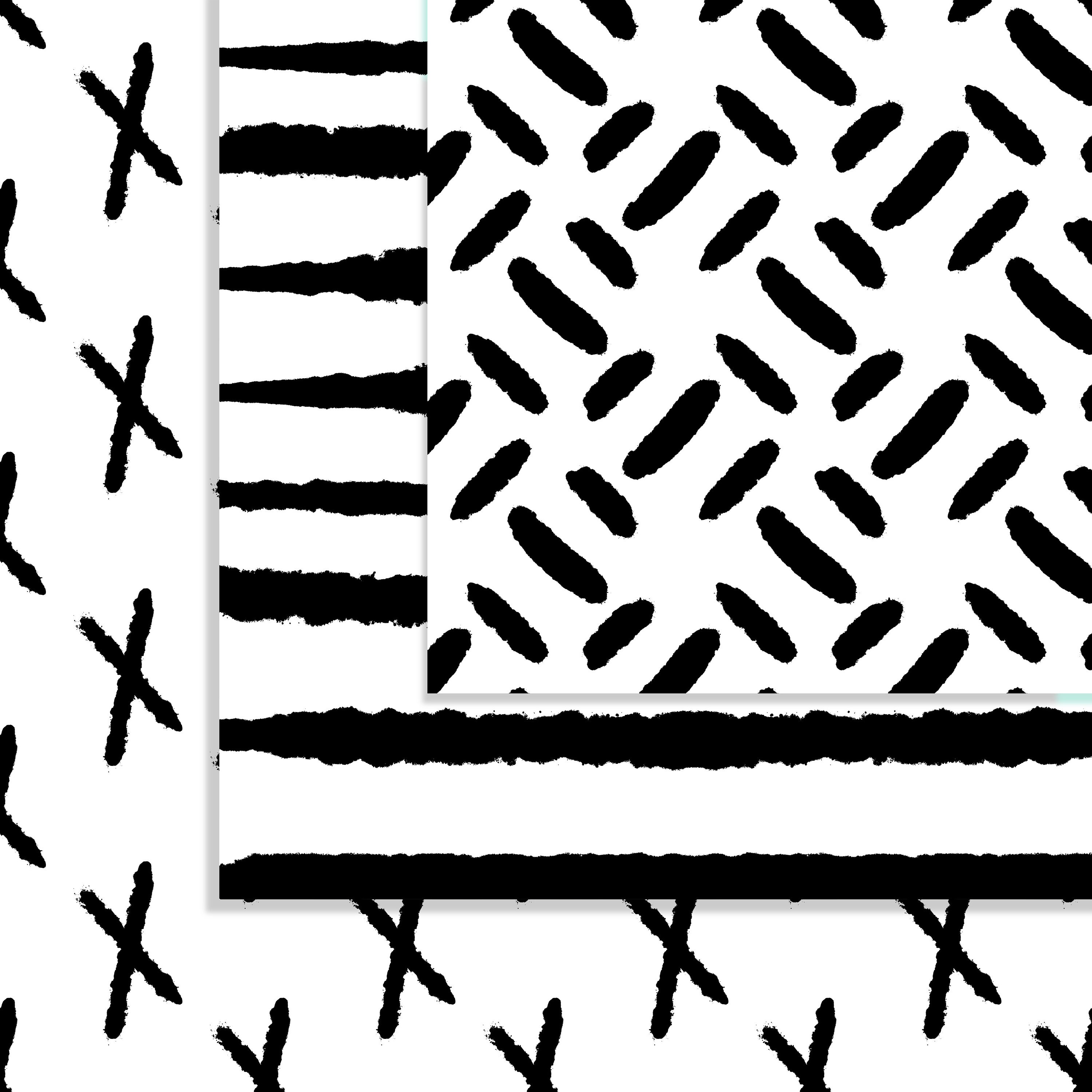 Inky Doodles Digital Paper Pack Commercial Use Digital - Etsy