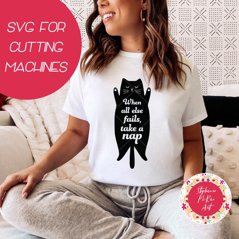 Cat Nap Svg Cat Lover Svg Cat Lady Svg Cat Svg Cat Png - Etsy