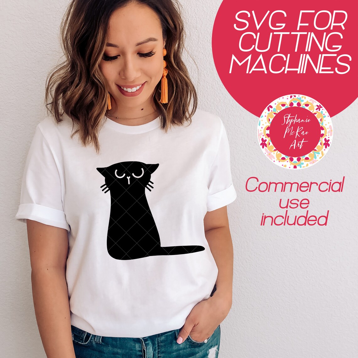 Black Cat SVG Bundle Black Cat Digital Download Cute Black - Etsy