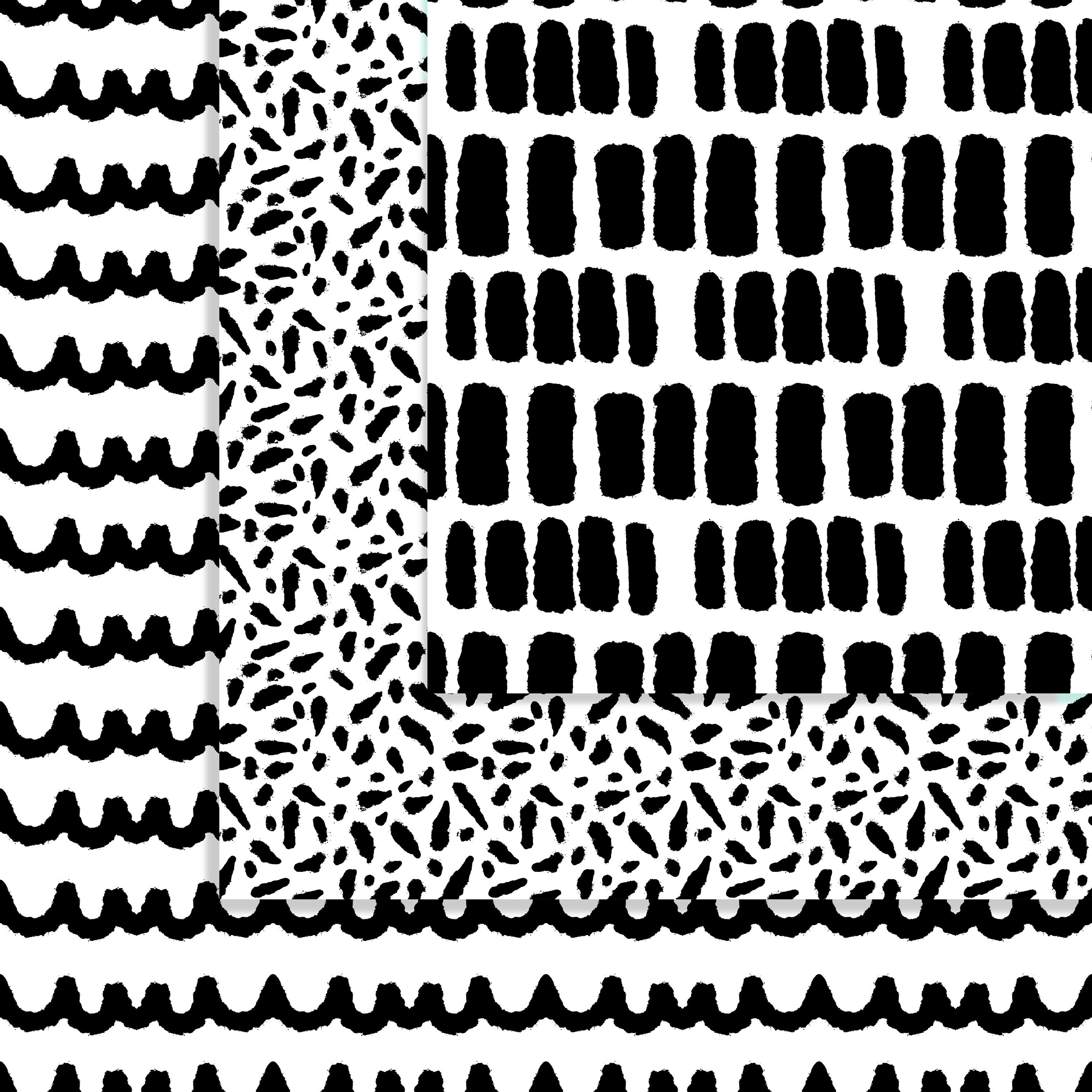 Inky Doodles Digital Paper Pack Commercial Use Digital - Etsy