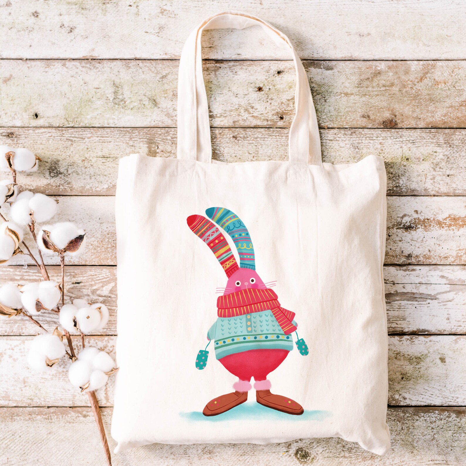 Snow Bunny Printable Bunny Clipart Nursery Printable - Etsy