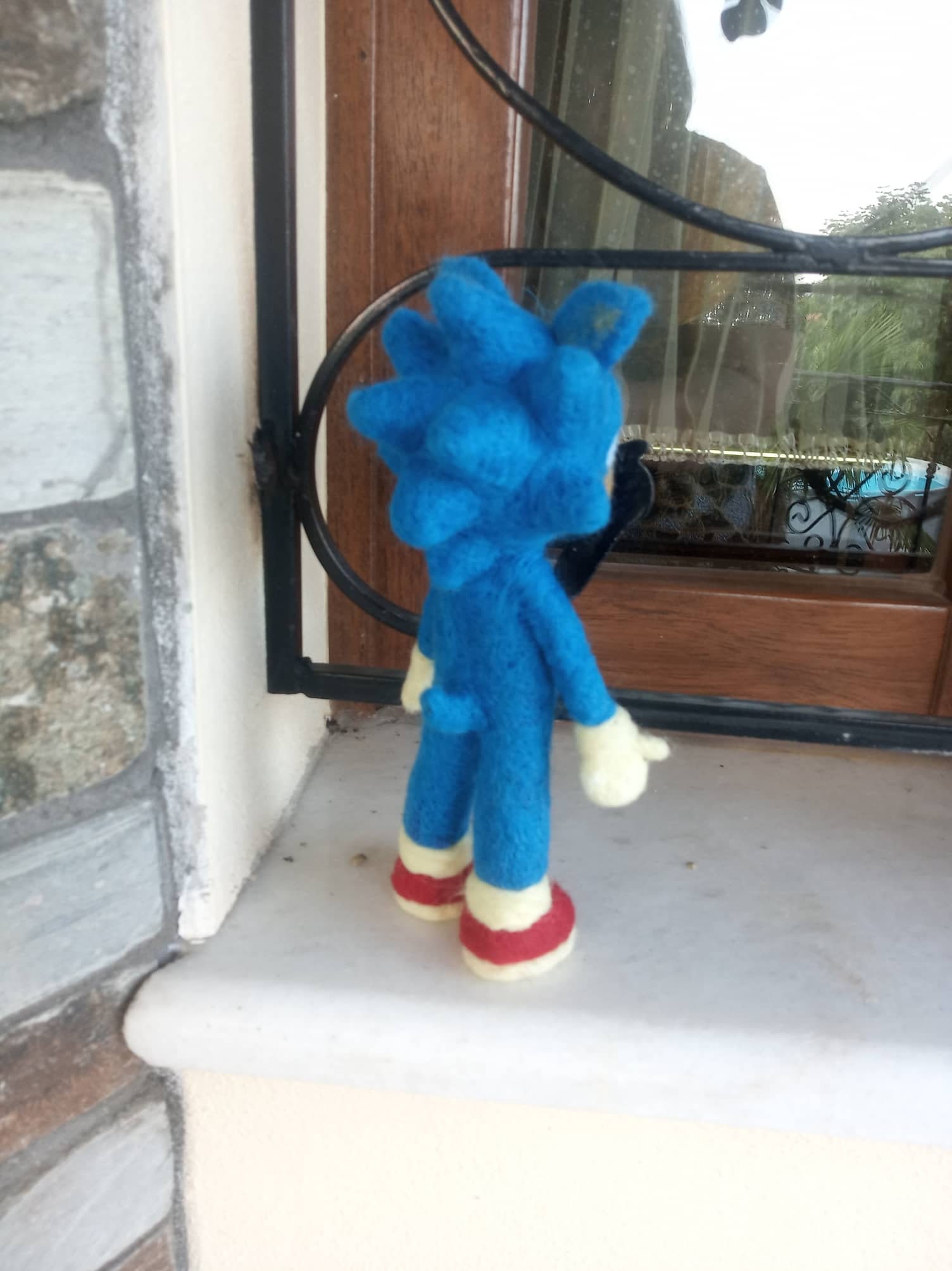 Sonic Amigurumi Sonic Doll Dry Felting. Toy Sonic Handmade. - Etsy