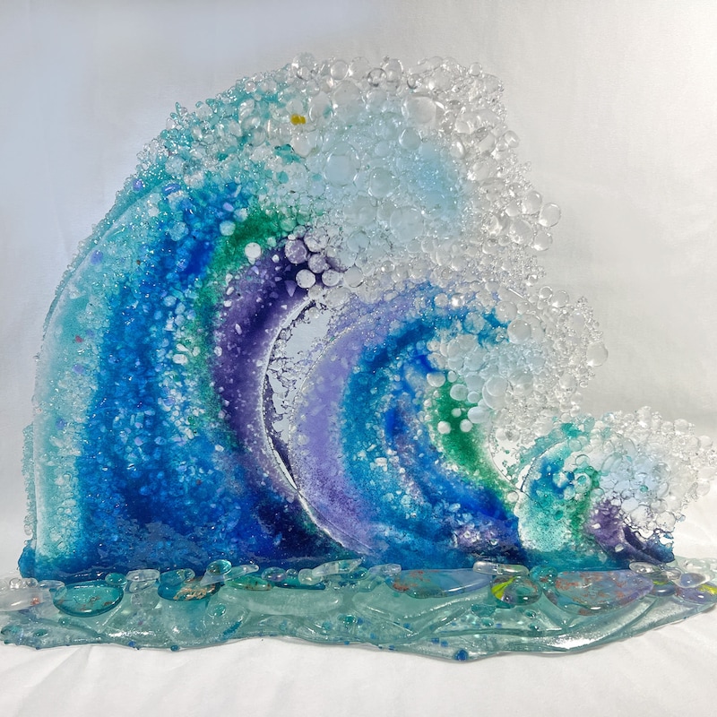 Glass Wave Sculpture - Etsy