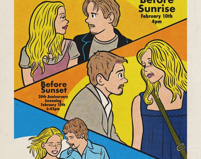 A3 the Before Trilogy Poster for Revue Cinema Screening | Signed - Etsy