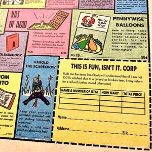 A3 Horror Movie Vintage Comic Mail-order Ad-style LIMITED EDITION Print ...