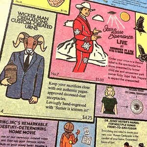 A3 Horror Movie Vintage Comic Mail-order Ad-style LIMITED EDITION Print ...