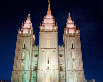 Salt Lake City Temple Instant Digital Photograph Artistic - Etsy