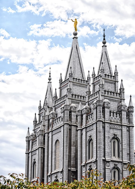 Salt Lake City Temple Instant Digital Photograph Artistic | Etsy