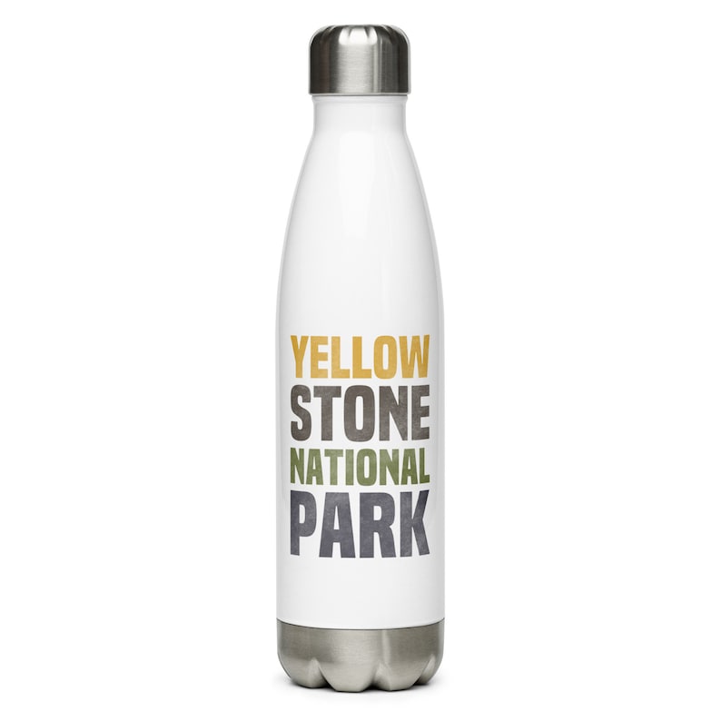 Yellowstone National Park Stainless Steel Water Bottle - Etsy