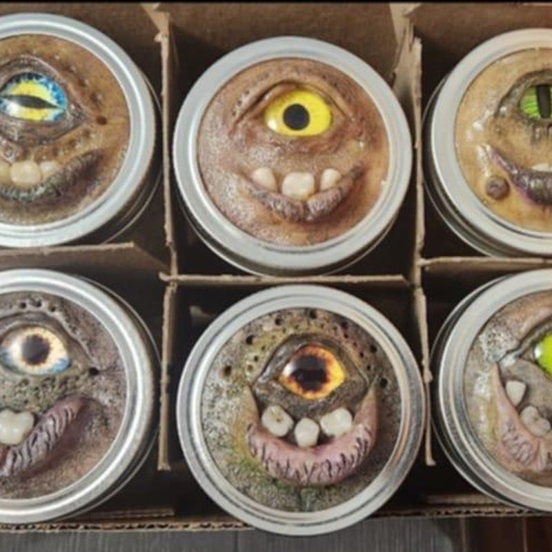 Monster Jar - Etsy