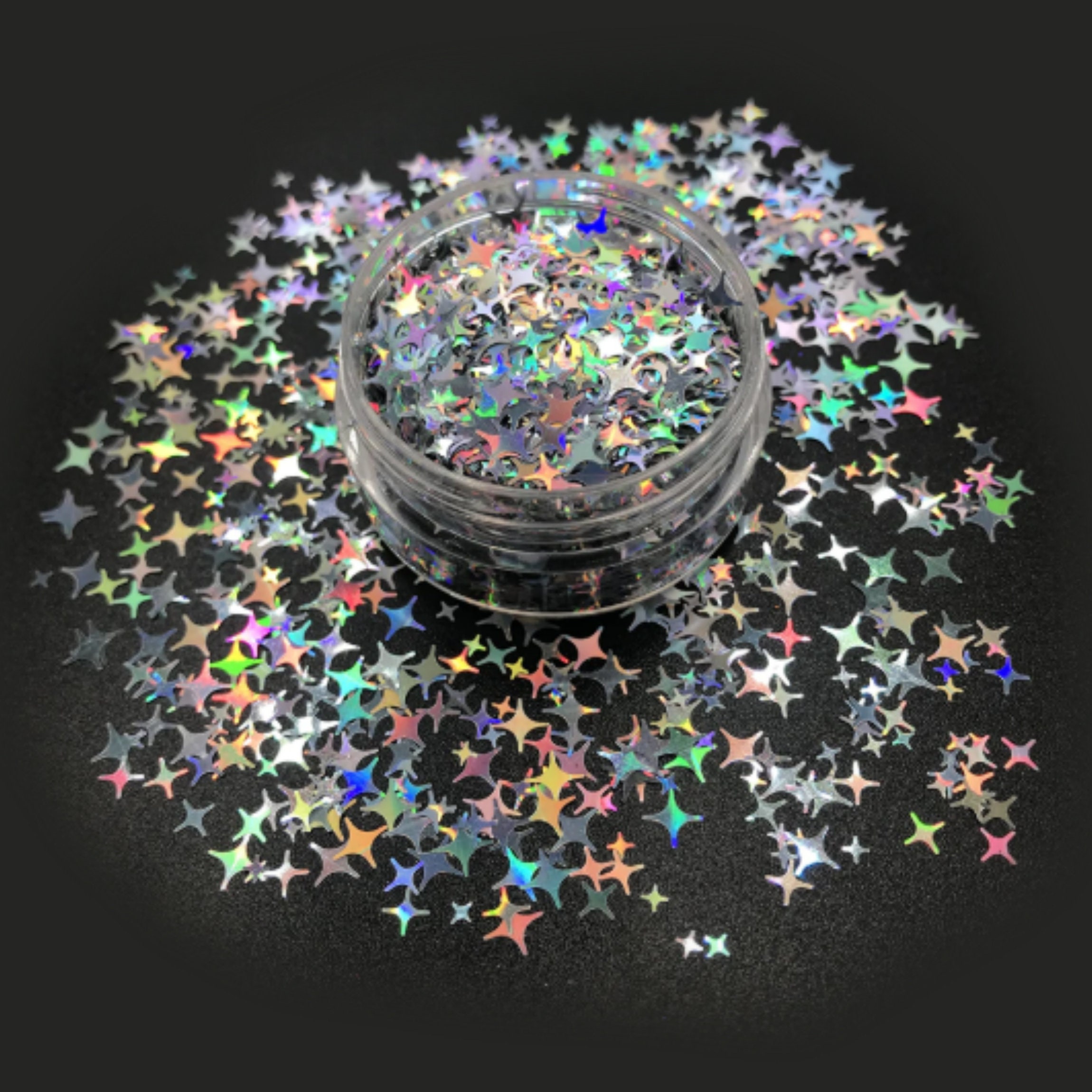 Four Point Star Nail Art Star Nail Spangles Nail Art | Etsy