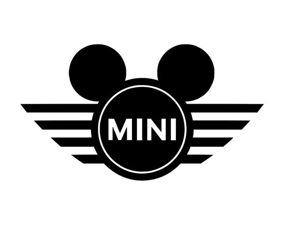 Mouse Head Mini Cooper Logo Mini Cooper Logo Mouse Mini - Etsy