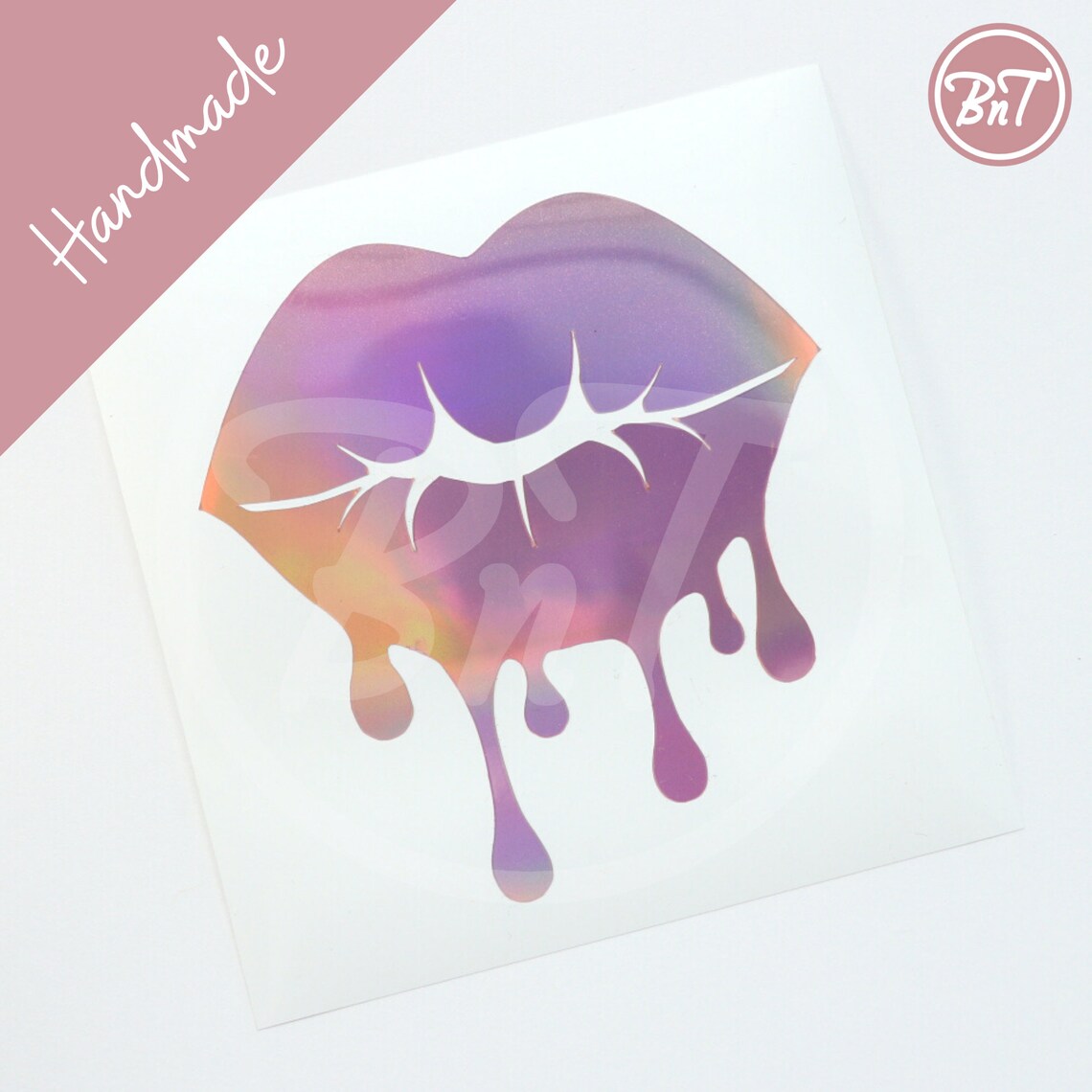 Dripping Lips Decal Dripping Lips Logo Boldntrendy - Etsy