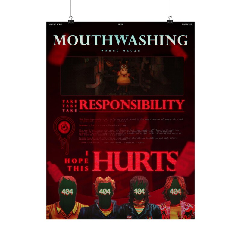 Mouthwashing Poster - Etsy