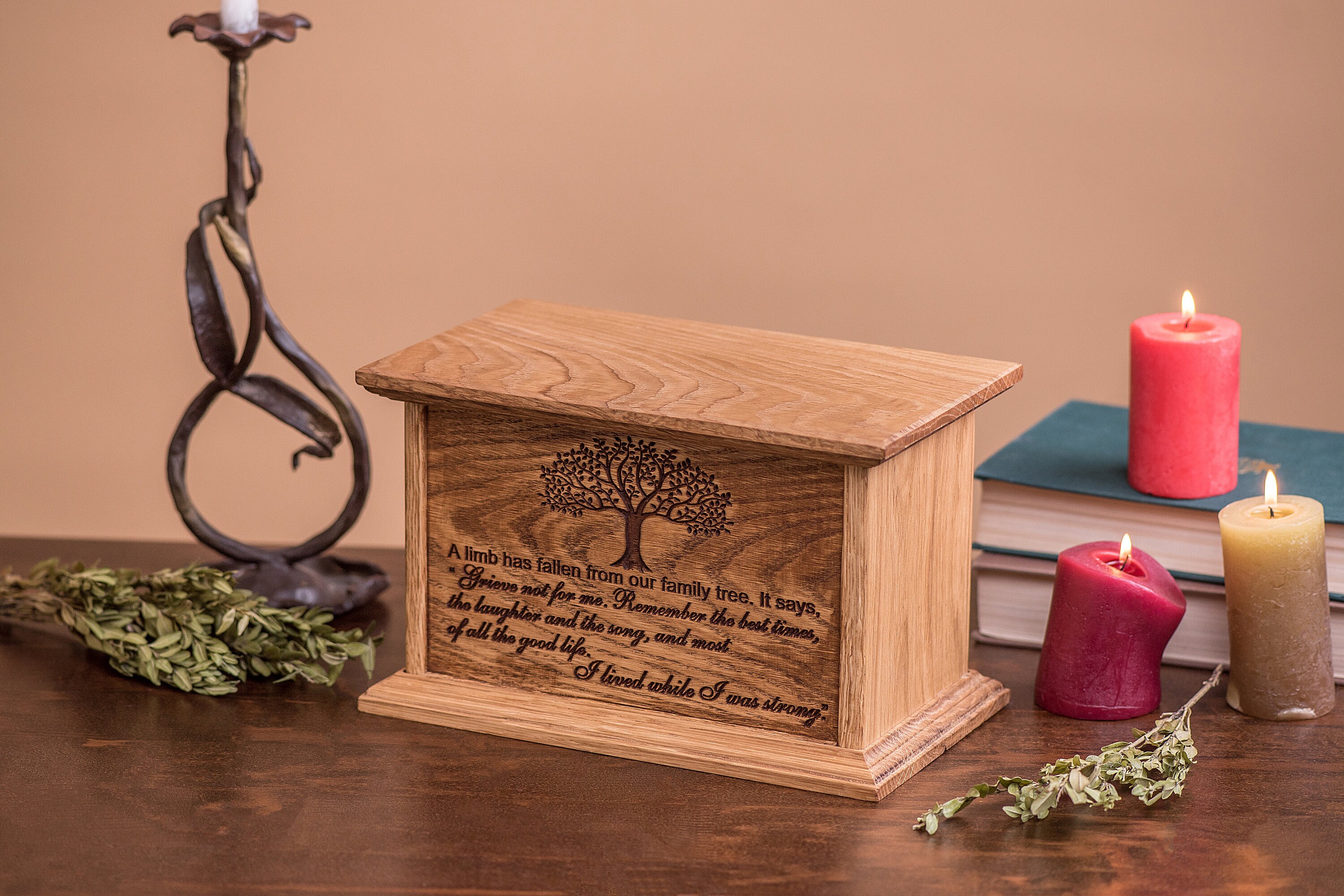 Cremation Urns for Human Ashes /memorial Urn/memory Box Tree - Etsy