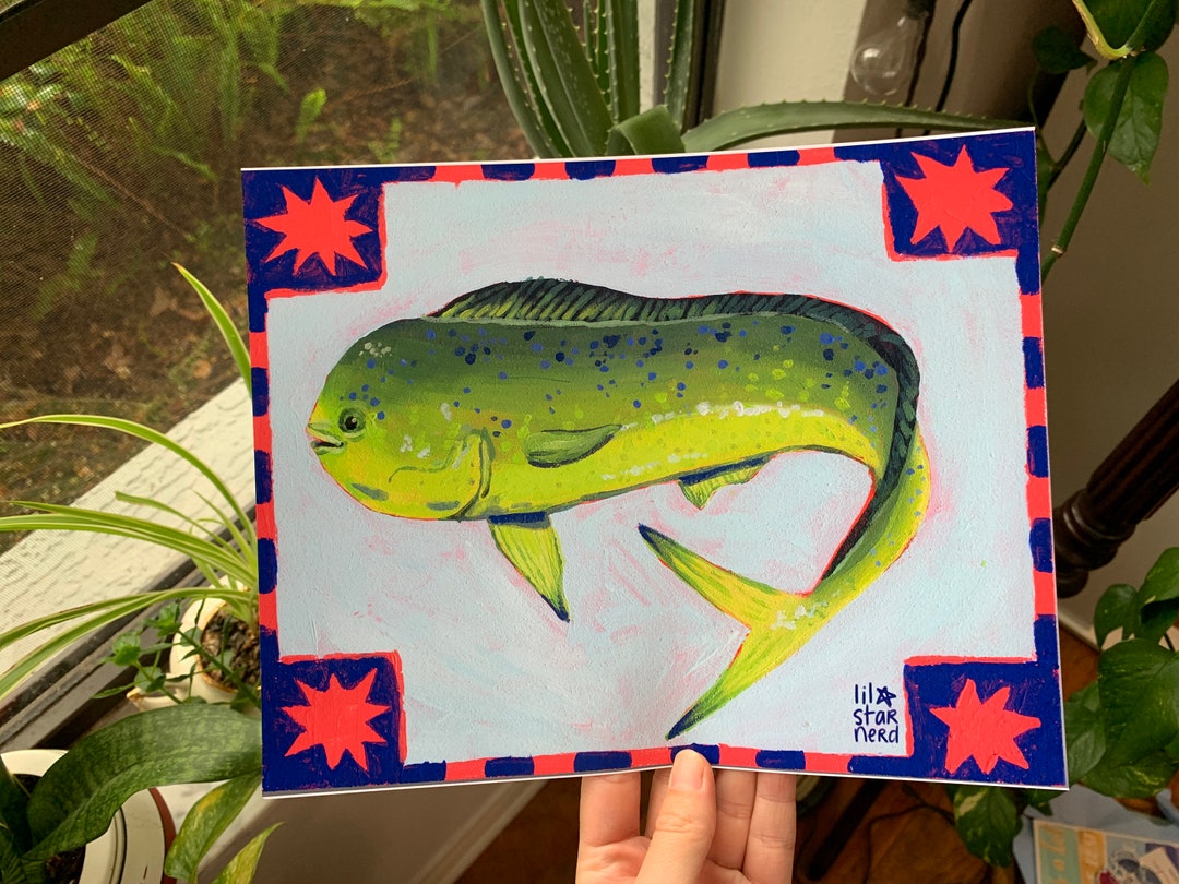 Mahi-mahi Print - Etsy