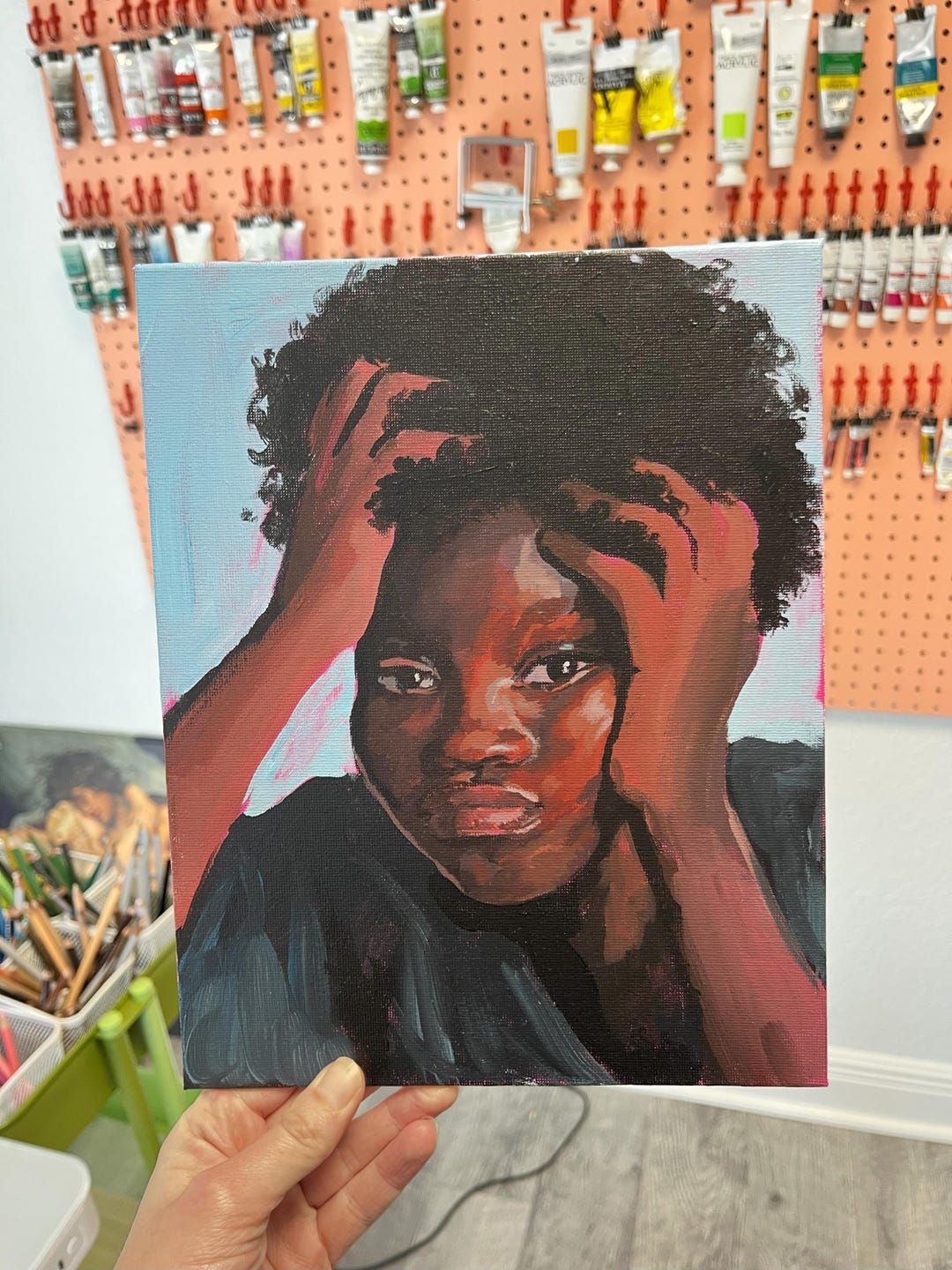 Portrait Canvas Panel - Etsy