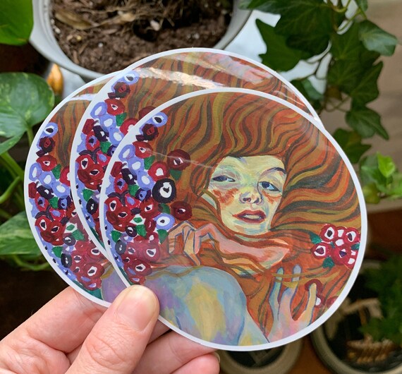 Klimt Sticker | Etsy