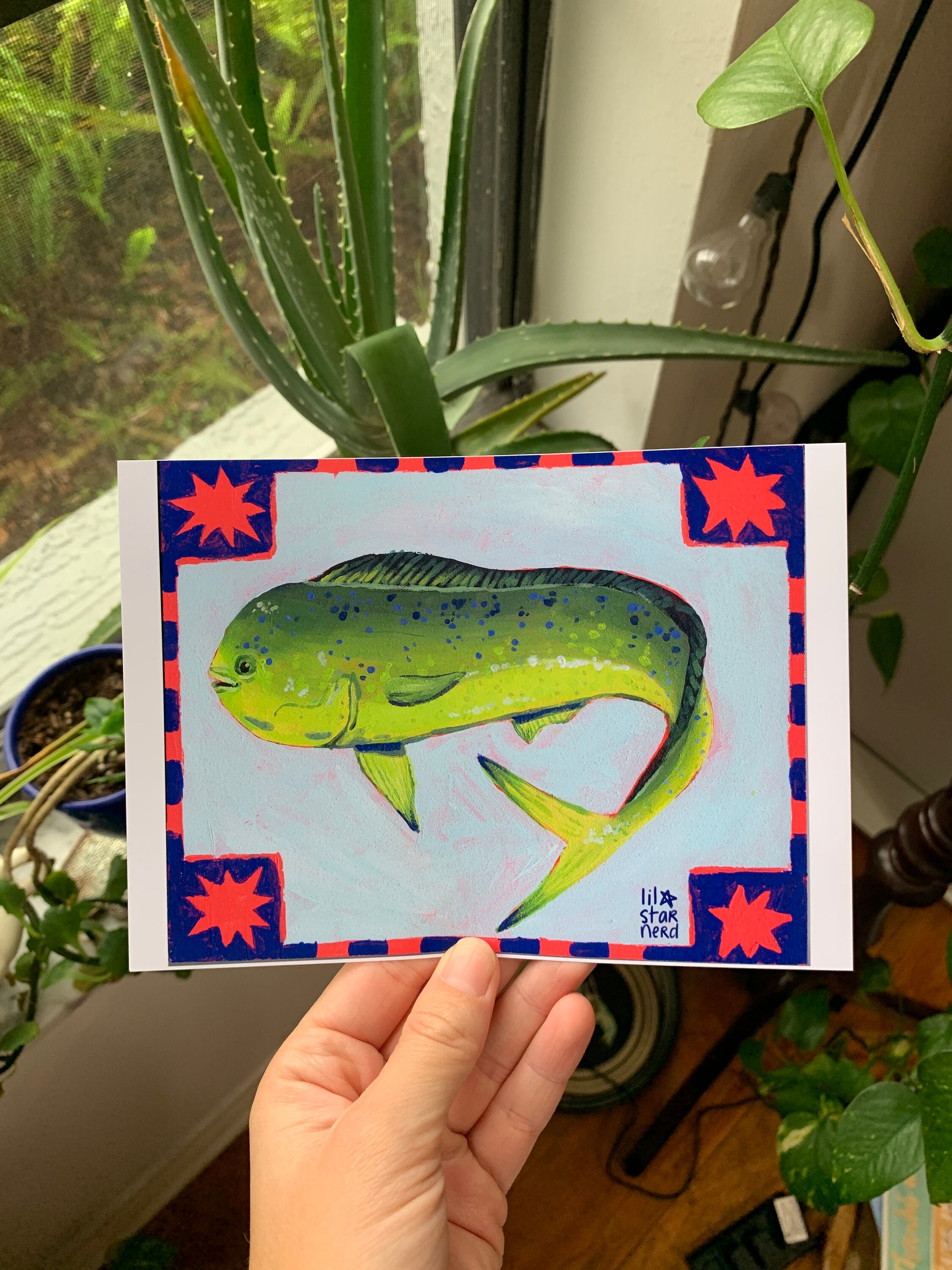 Mahi-mahi Print - Etsy