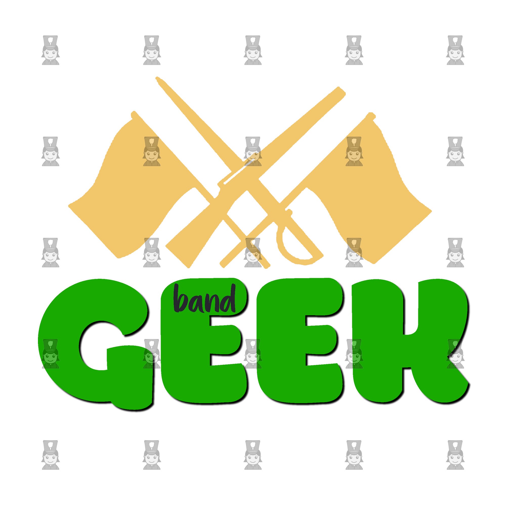 Band Geek Color Guard Marching Band PNG Digital Download - Etsy
