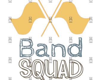 Band Geek Color Guard Marching Band PNG Digital Download | Etsy