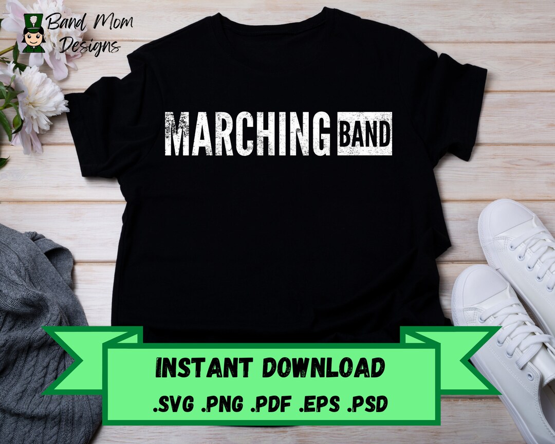 Marching Band Banner Crackle Digital Download, Sublimation, Clipart ...