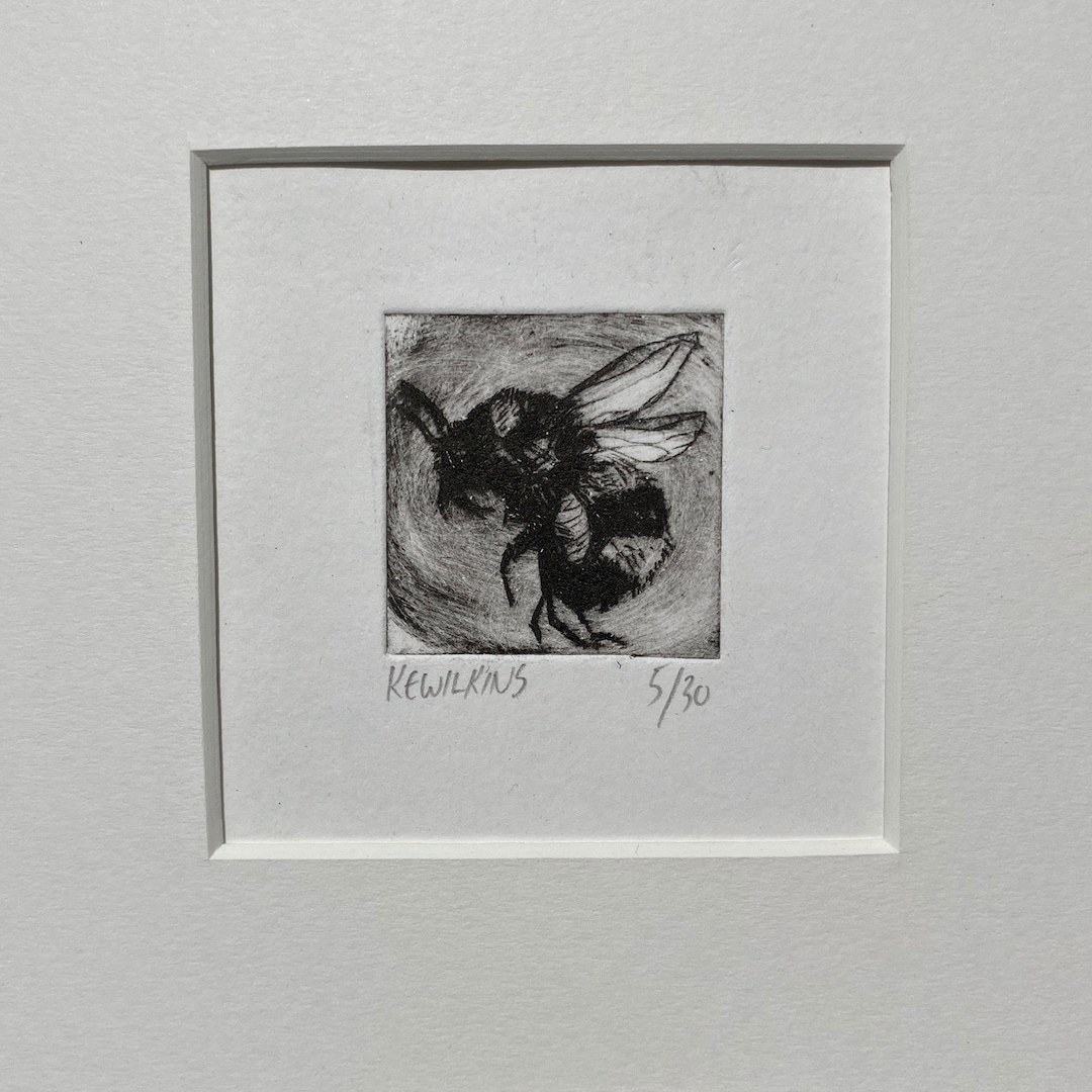 Bumble Bee Etching - Etsy