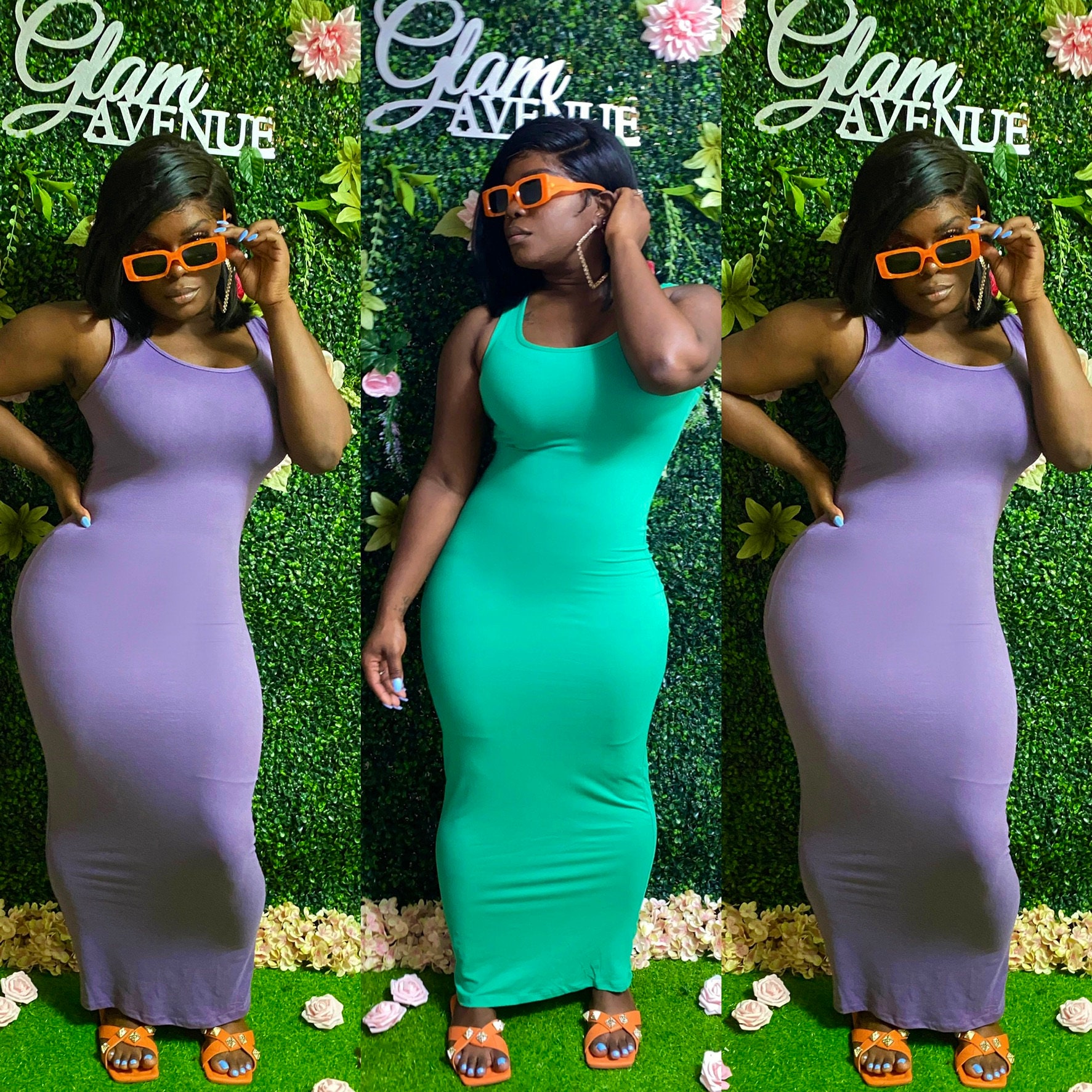 Basic Bodycon Maxi Dress - Etsy