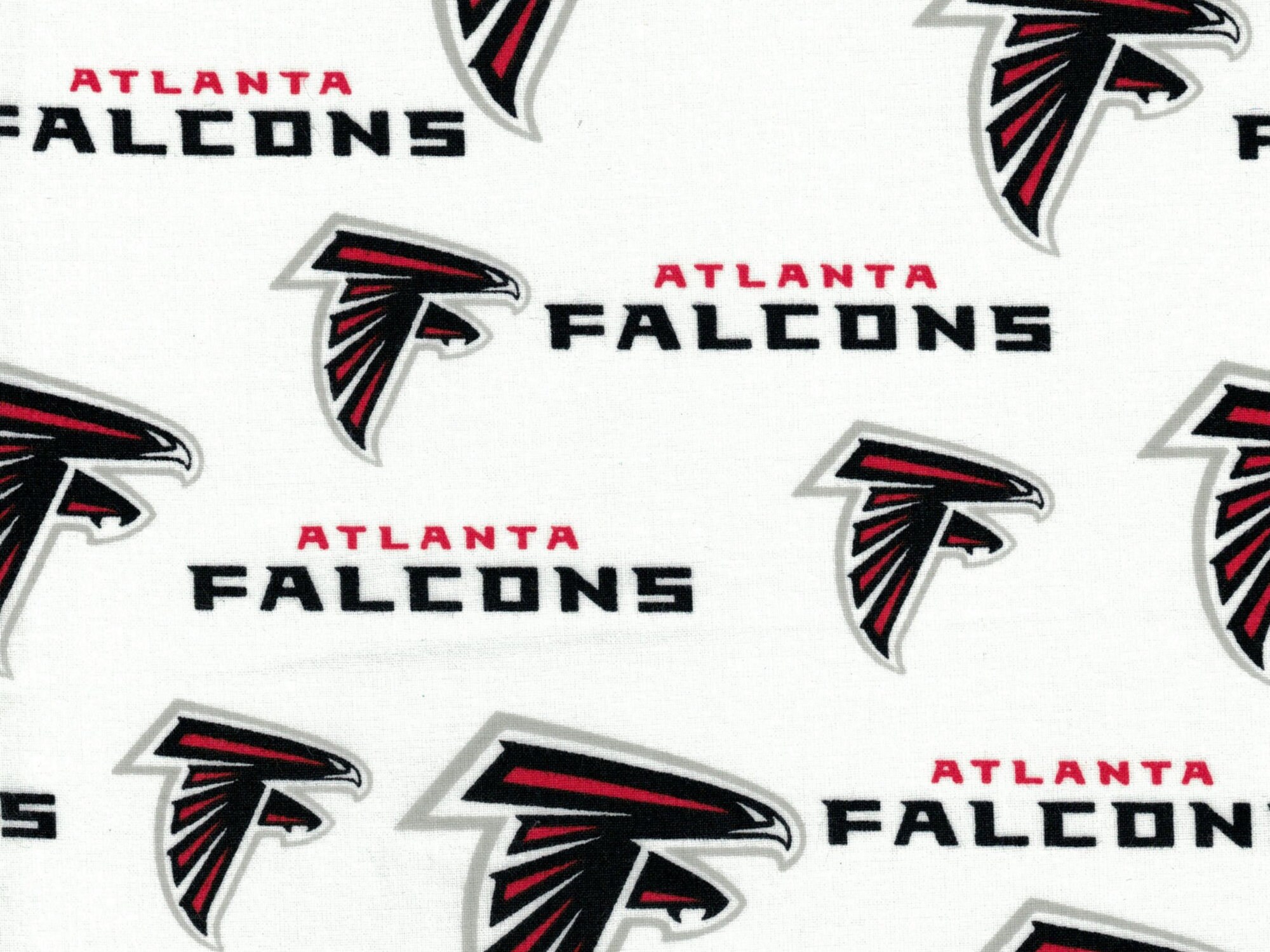 Atlanta Falcons Fabric 100% Cotton 1/4 Yard - Etsy