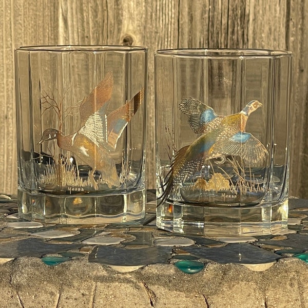 Pheasant Glasses - Etsy