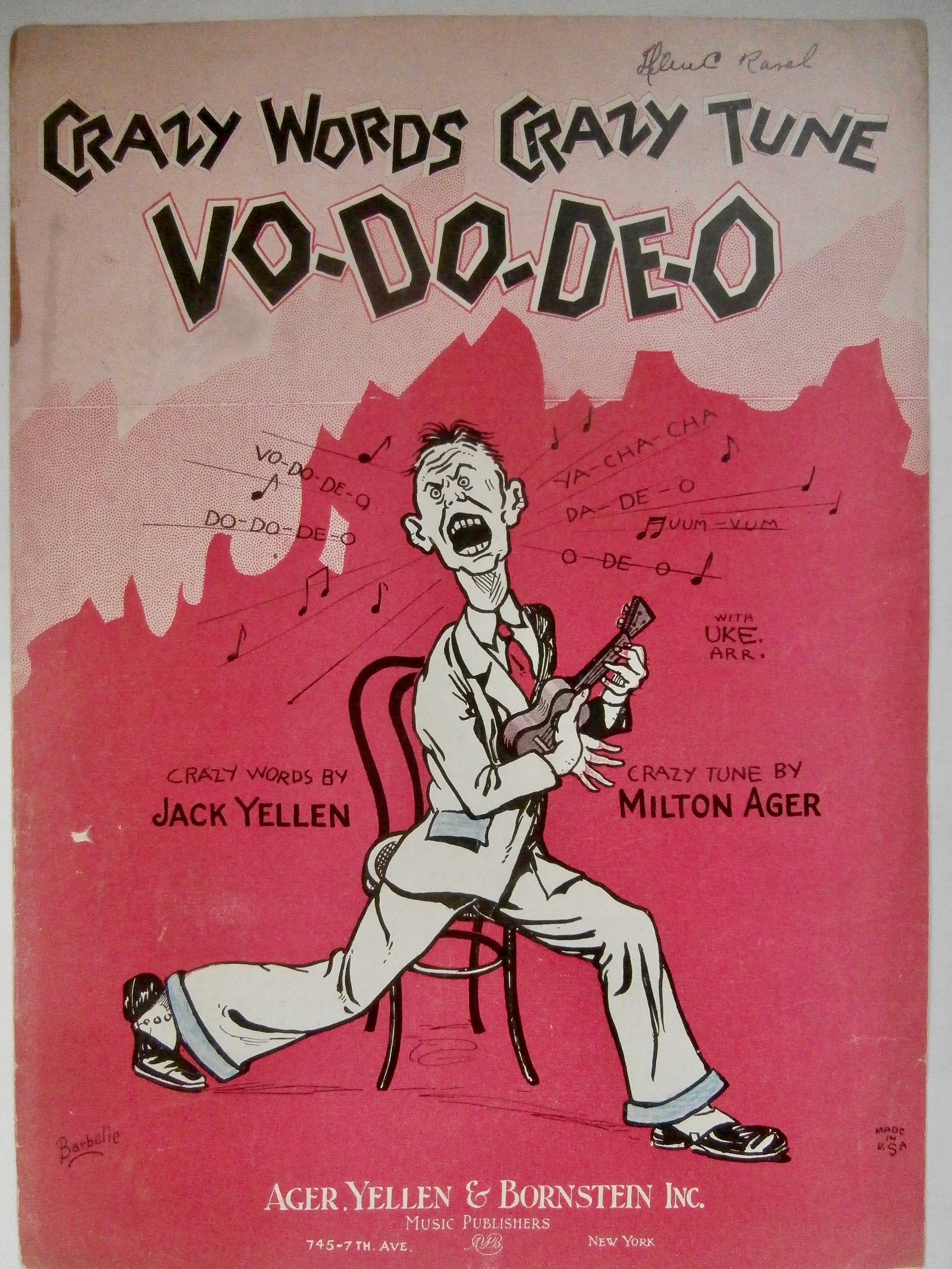 Crazy Words Crazy Tune Vo Do De O 1927 Jack Yellen Etsy crazy-words-crazy-tune-vo-do-de-o-1927-jack-yellen-etsy