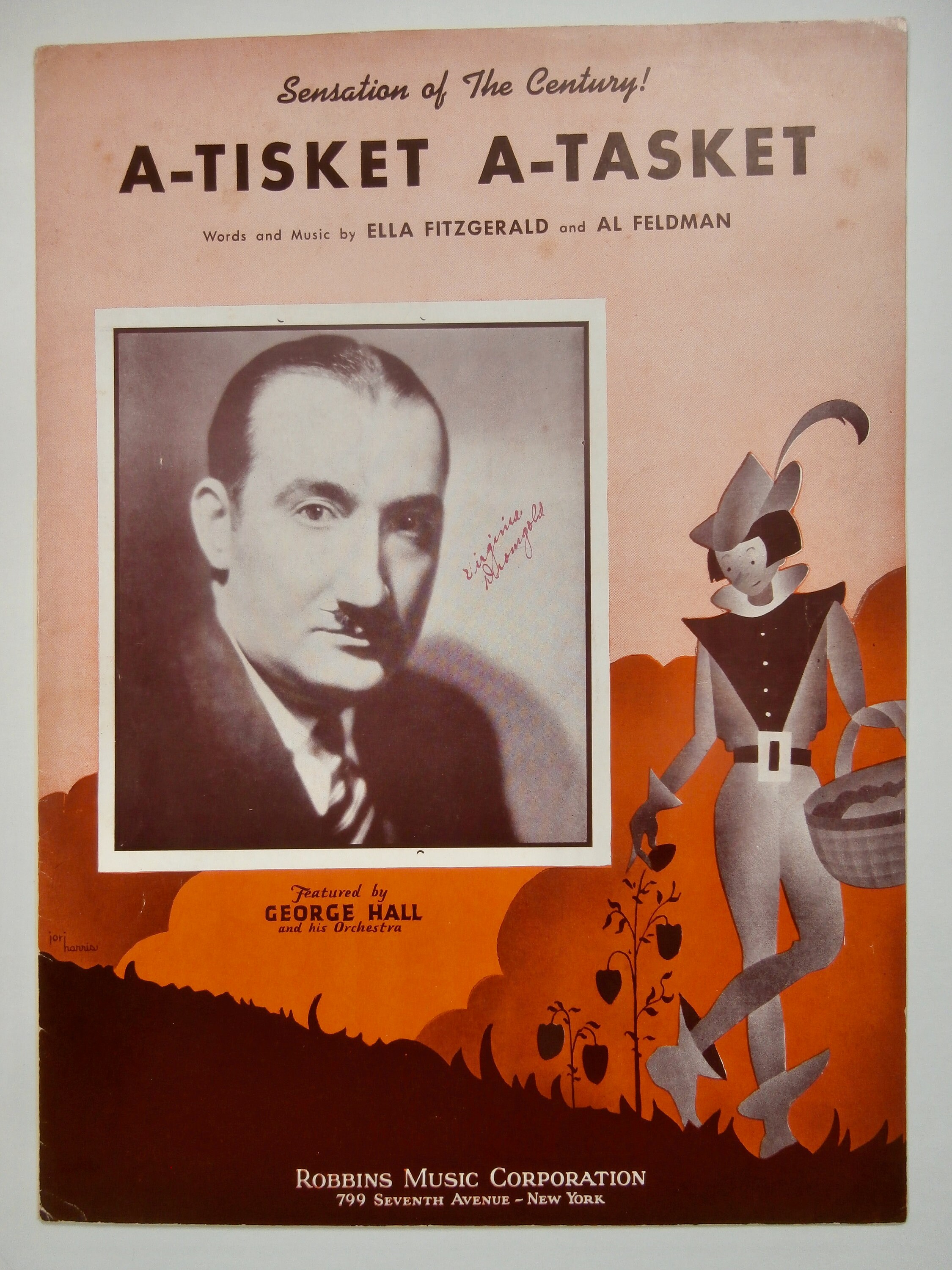 A-Tisket A-Tasket 1938 Happy Felton Ella Fitzgerald Al Feldman Sheet Music