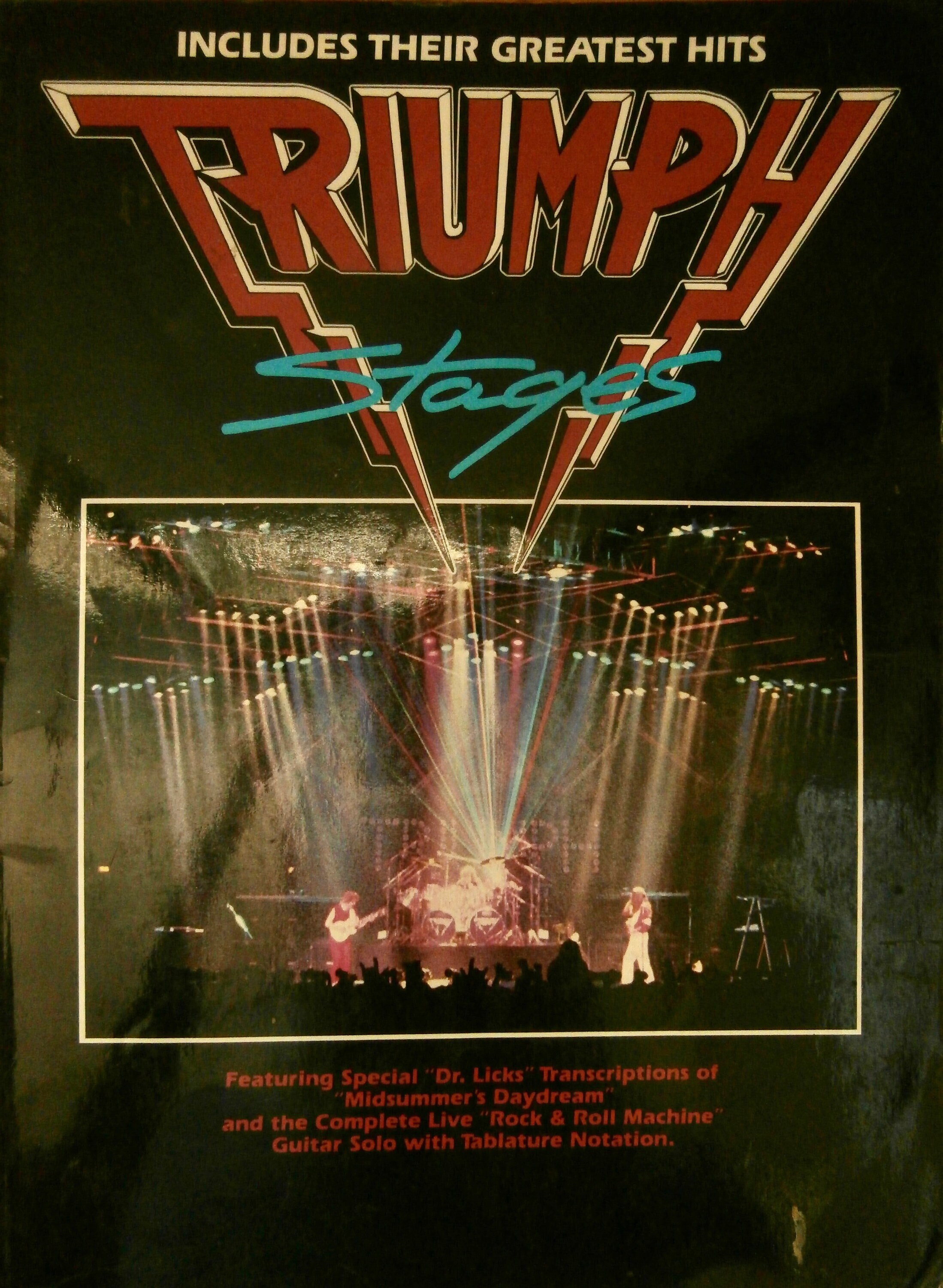 Triumph Stages Grestest Hits Guitar Collection