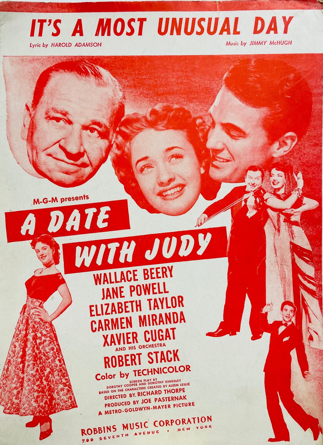It's A Most Unusual Day - Wallace Berry, Jane Powell, Elizabeth Taylor ...