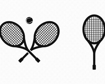 Tennis Racket Svg | Etsy