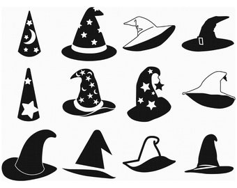Witch Hat Svg - Etsy