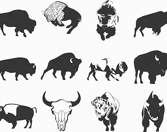 Scrapbooking Craft Supplies & Tools Bison Png Bison Files for Cricut ...