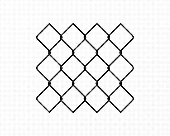 Chain Link Fence Svg Eps Png Dxf Clipart for Cricut and - Etsy Hong Kong