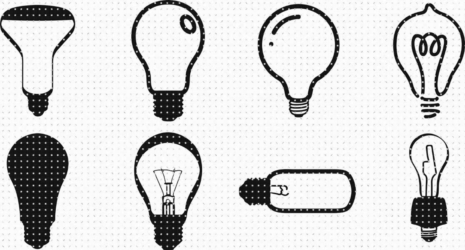 Light Bulb Svg, Eps, Png, Dxf, Clipart for Cricut and Silhouette - Etsy