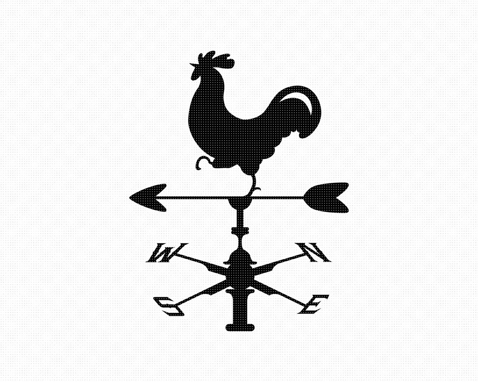 Weather Vane Svg Eps Png Dxf Clipart for Cricut and | Etsy