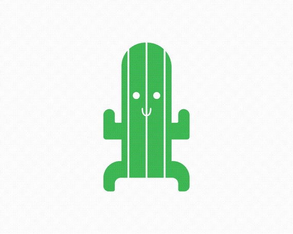 Dancing Cactus Svg Eps Png Dxf Clipart for Cricut and | Etsy