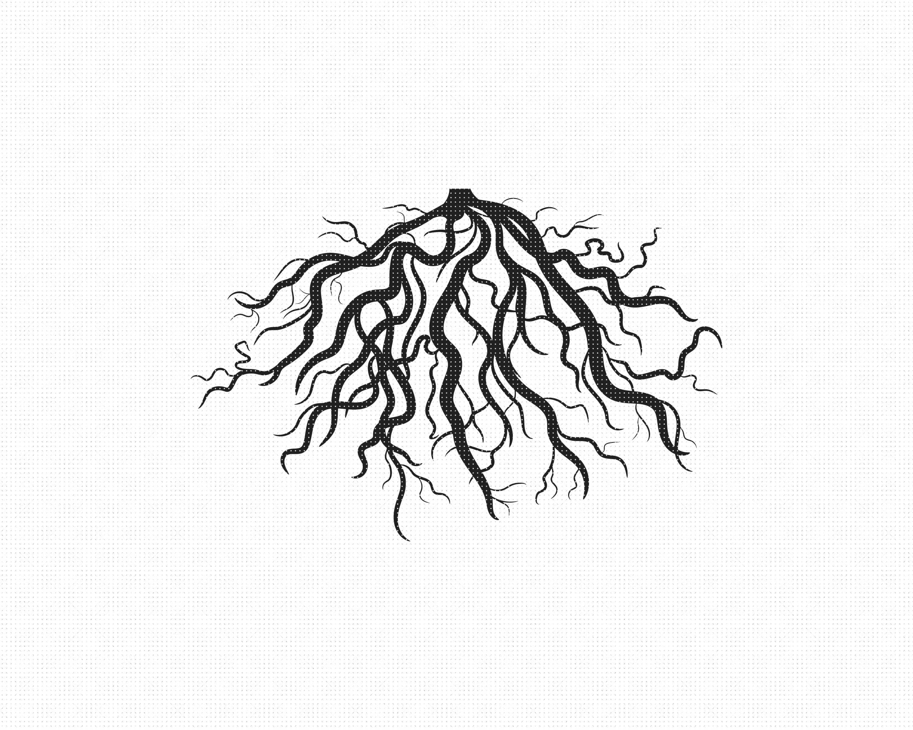 Raíces svg, eps, png, dxf, clipart para cricut y silueta - Etsy México