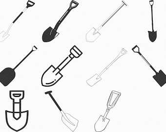 Shovel Svg/shovel Clipart/shovel Svg/shovel Silhouette/shovel - Etsy