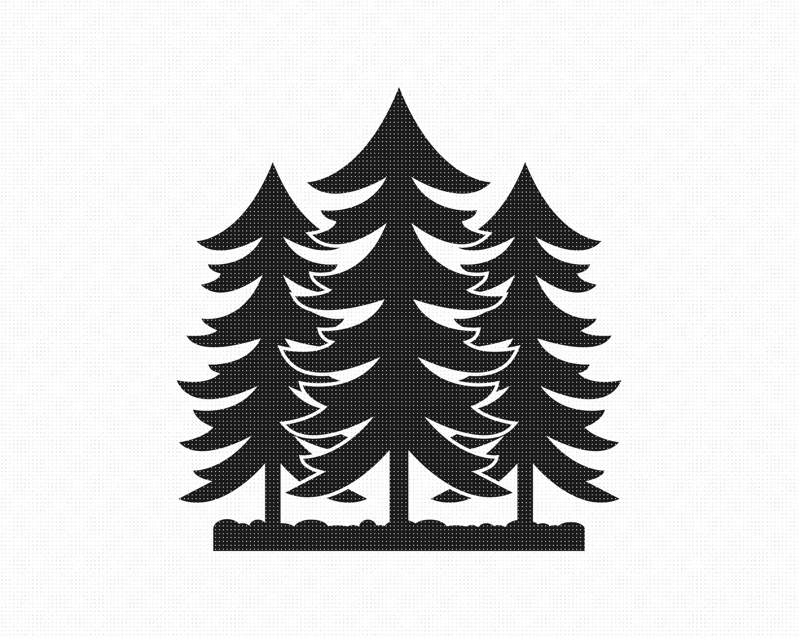 Forest Svg Eps Png Dxf Clipart for Cricut and Silhouette - Etsy