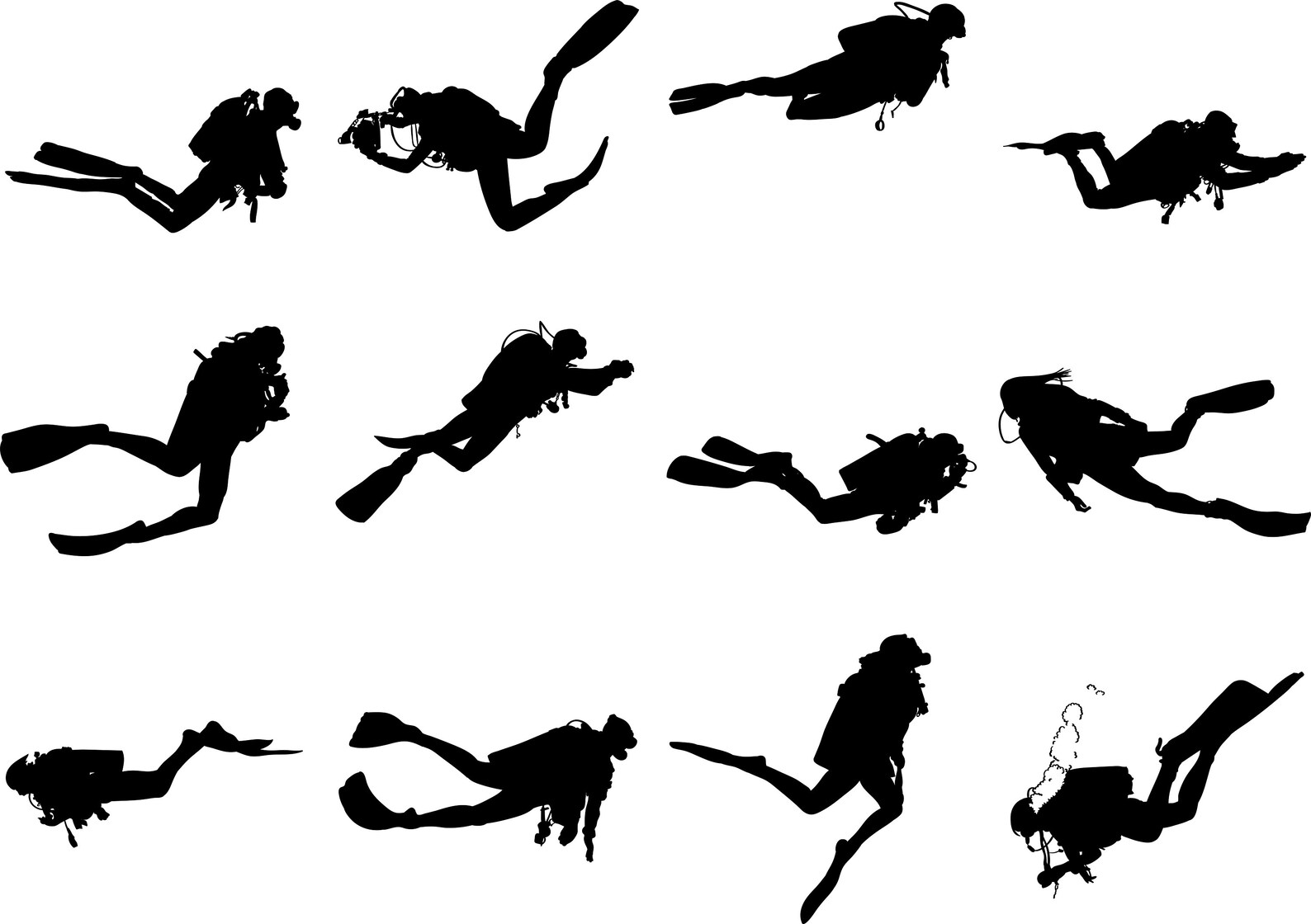 Scuba Diving Svg Eps Png Dxf Clipart for Cricut and - Etsy Israel