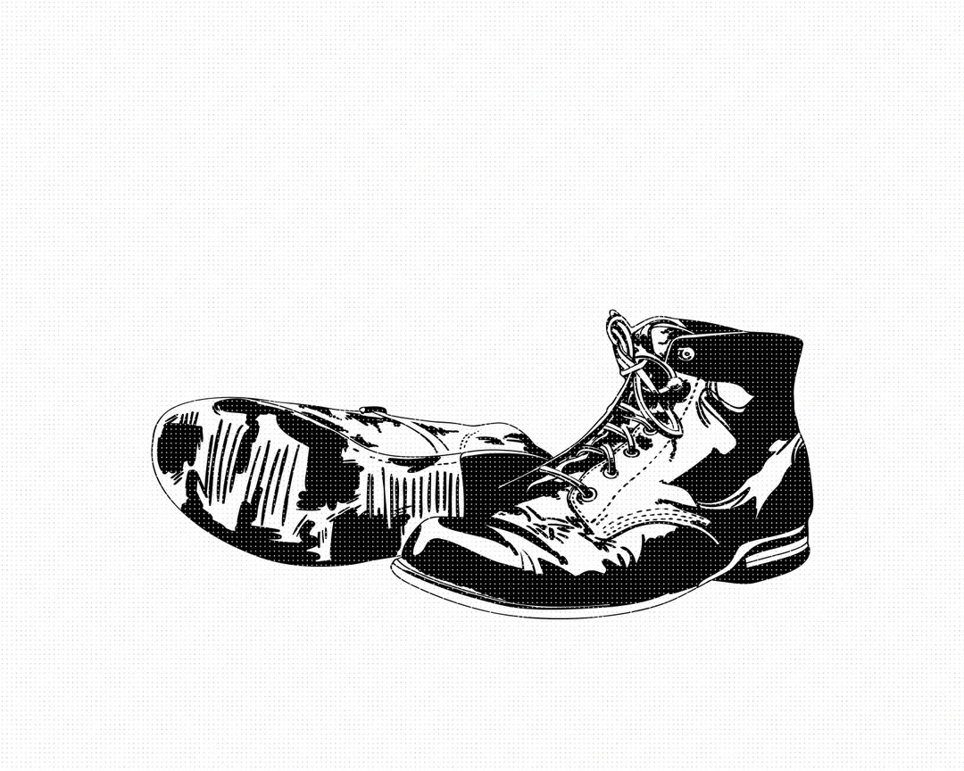 Old Leather Boots Svg, Eps, Png, Dxf, Clipart for Cricut and Silhouette ...