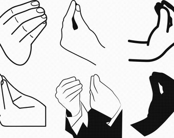 Italian Hand Gesture Svg, Italy Hand Sign Clipart, Italian Hand Sign ...