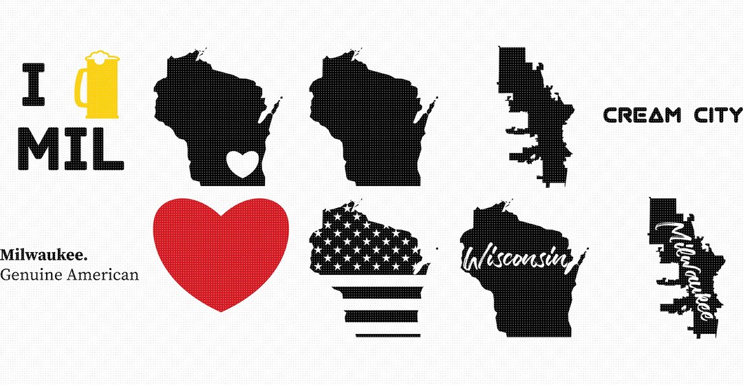 Milwaukee Wisconsin Svg, Eps, Png, Dxf, Clipart for Cricut and ...