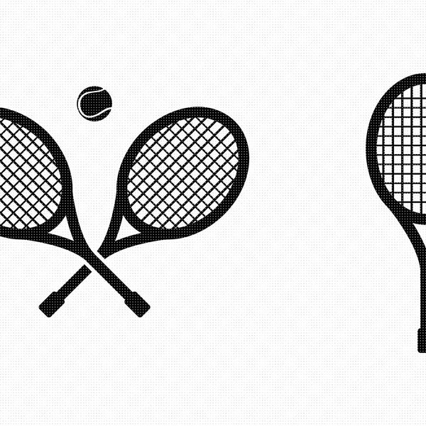 Tennis Racket Svg - Etsy