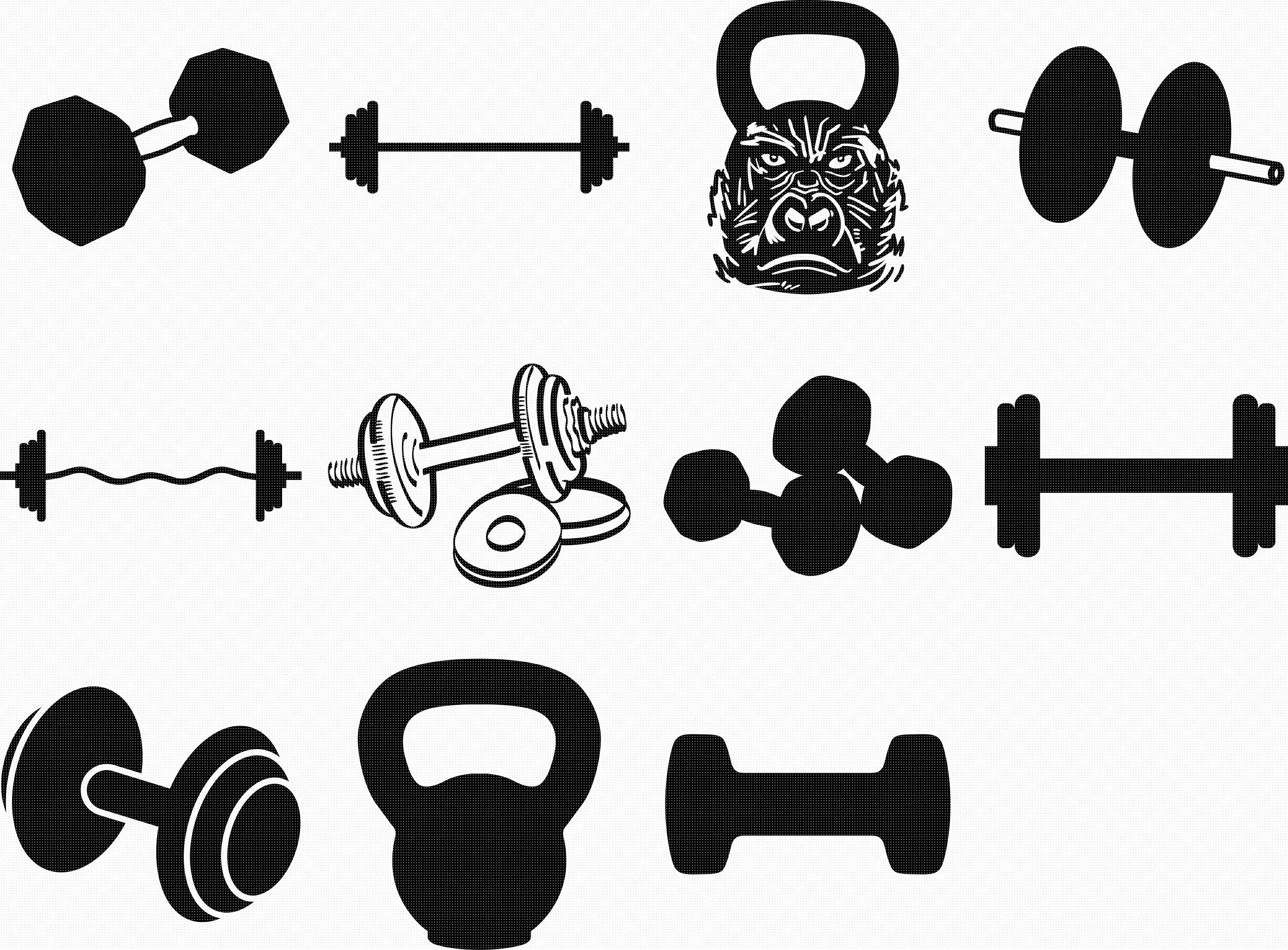 Dumbbell Vector Free Download